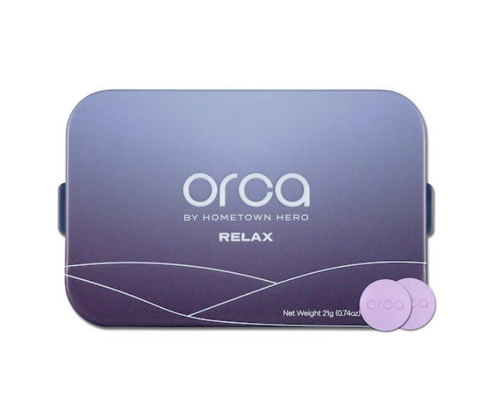 Hometown Hero ORCA Relax Tin | Blue Flowers
