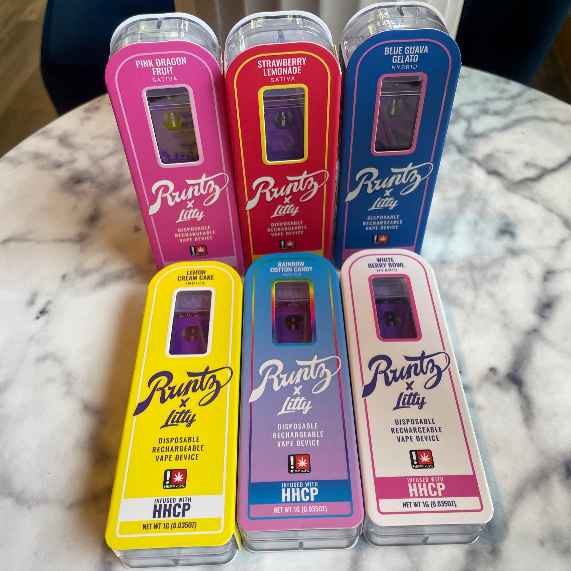 Runtz x Litty HHC- P Dispo | Blue Flowers