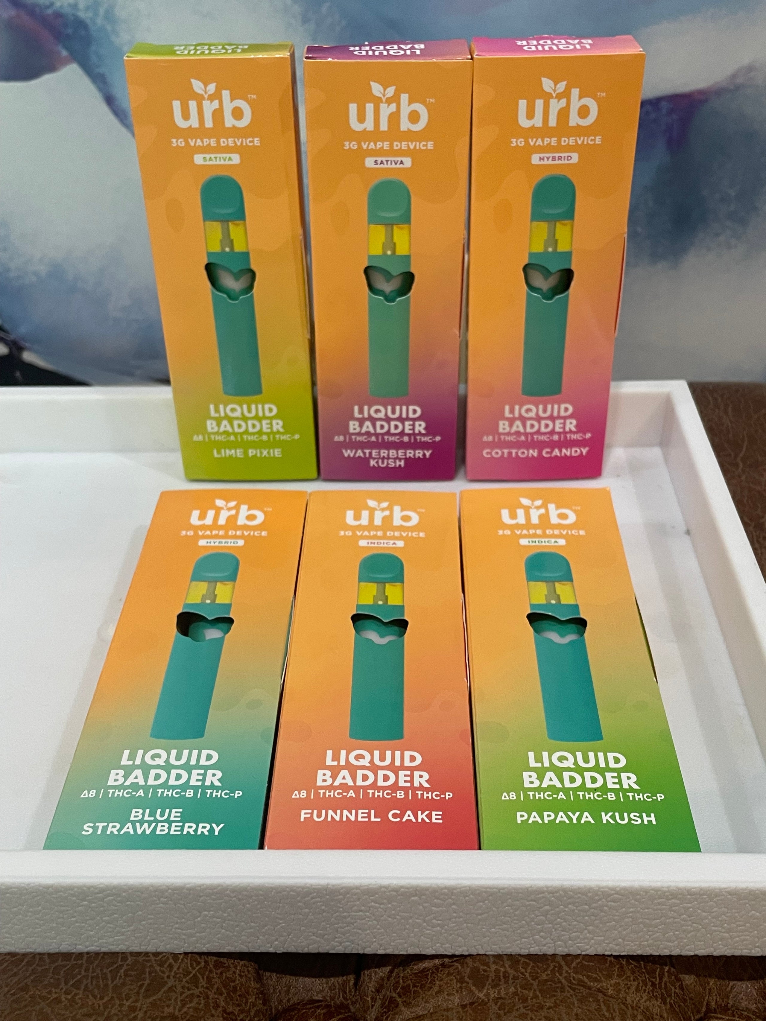 Urb Disposable Liquid Badder 3g | Blue Flowers