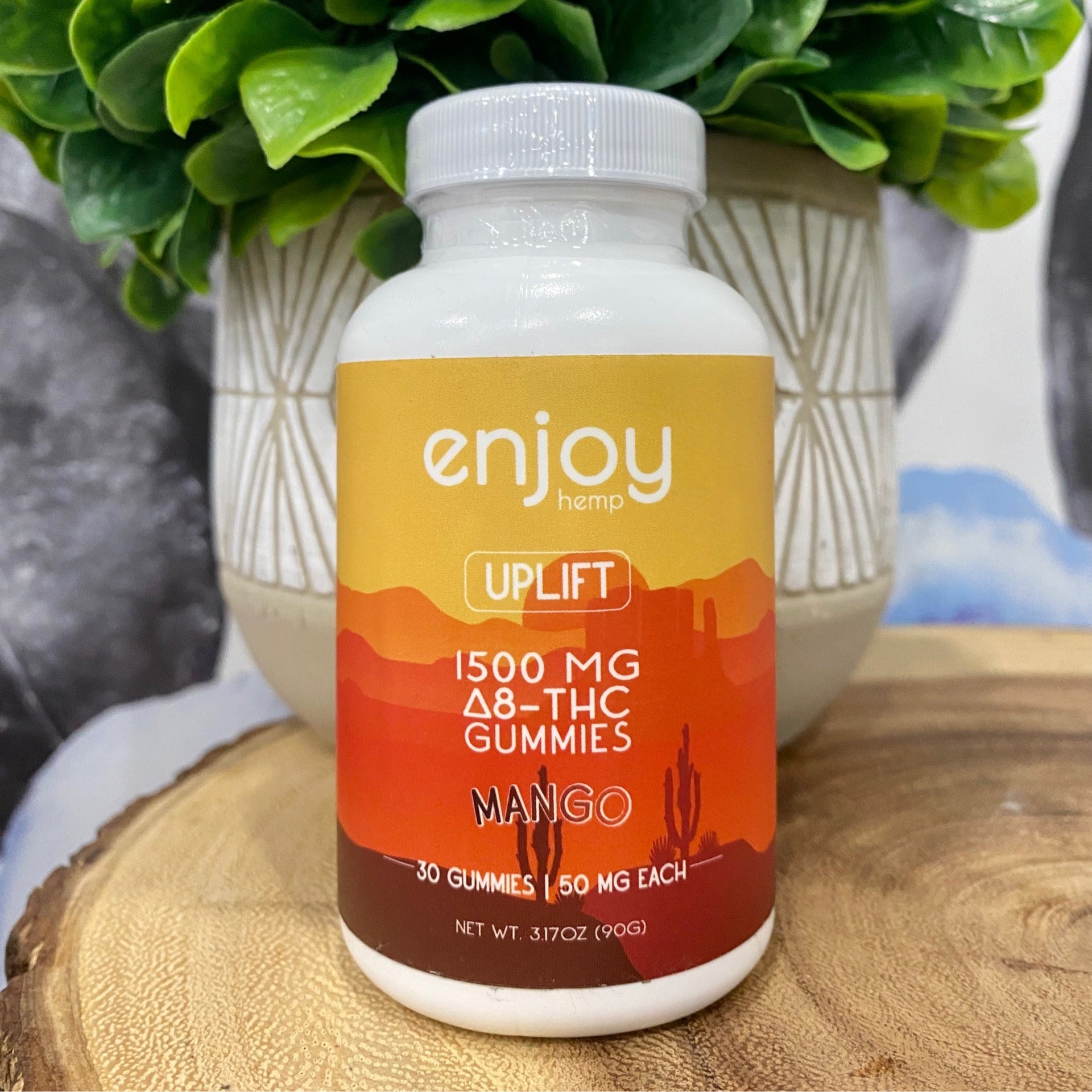 Enjoy Hemp Gummies D8 1500mg | Blue Flowers